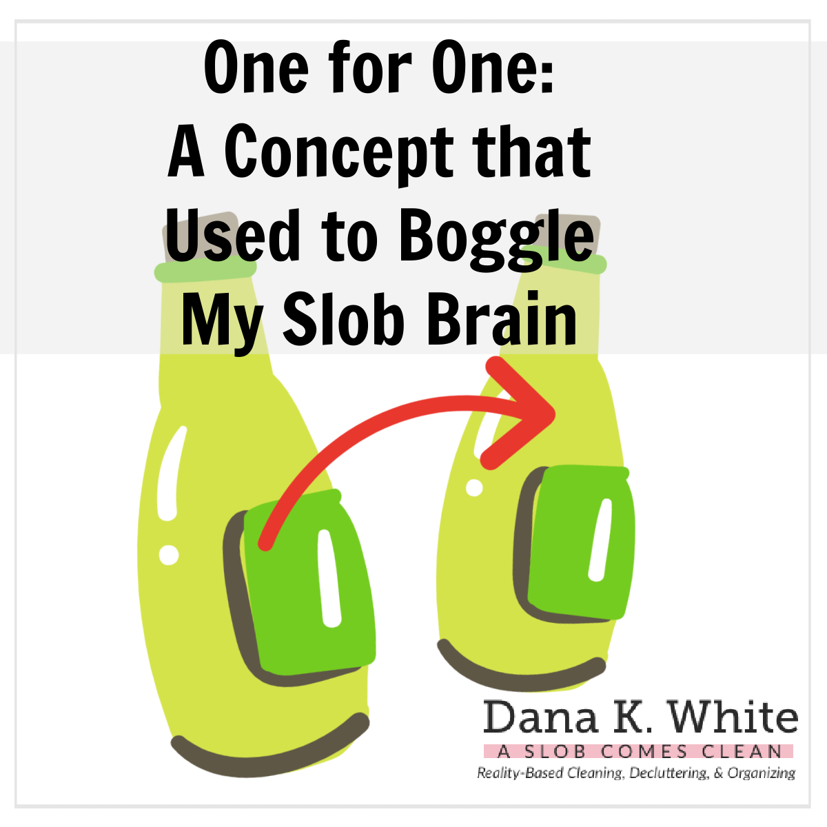One In One Out Boggle My Slob Brain at aslobcomesclean.com - Dana K ...